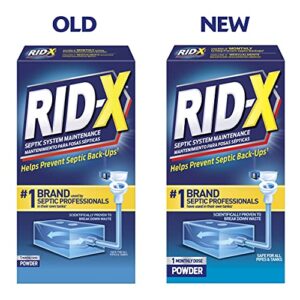 RID-X Septic Treatment, 1 Month Supply Of Powder, 9.8 oz