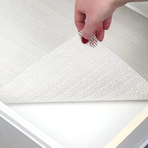 Con-Tact Brand Premium Con-Tact Non-Adhesive Shelf and Drawer Liner, 12" x 5', White