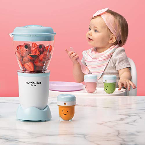 NutriBullet NBY-50100 Baby Complete Food-Making System, 32-Oz, Blue