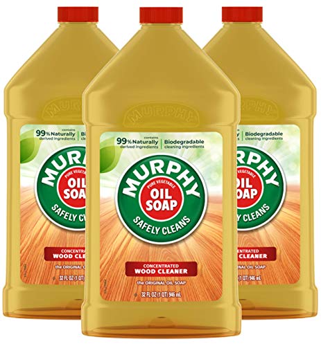 Murphy Oil Soap Wood Cleaner, Original, 32 Ounce, 3 Pack