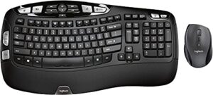 logitech mk570 wireless wave keyboard and mouse combo, black