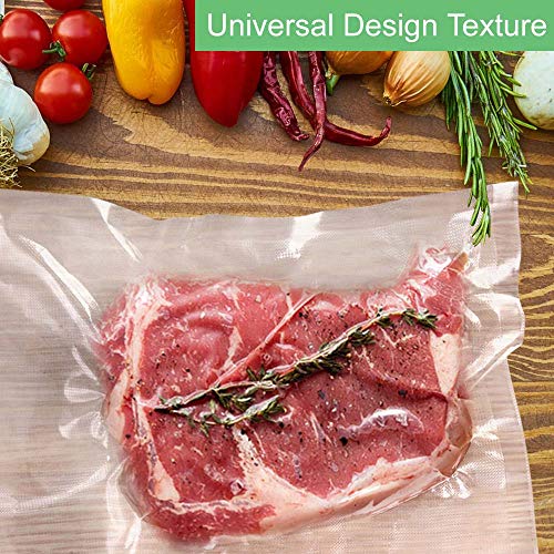 O2frepak 6Pack 8"x20'(3Rolls) and 11"x20' (3Rolls) Rolls Vacuum Sealer Bags Rolls with BPA Free,Heavy Duty Vacuum Sealer Storage Bags Rolls,Cut to Size Roll,Great for Sous Vide Cooking