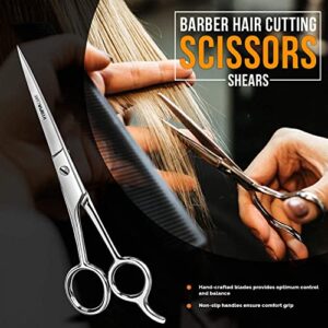 Utopia Care Hair Cutting and Hairdressing Scissors 6.5 Inch, Premium Stainless Steel shears with smooth Razor & Sharp Edge Blades, for Salons, Professional Barbers, Men & Women, Kids, Adults, & Pets