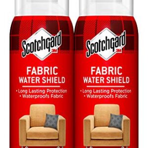 Scotchgard Fabric Water Shield, 20 Ounces (Two, 10 Ounce Cans), Repels Water, Ideal for Couches, Pillows, Furniture, Shoes and More, Long Lasting Protection