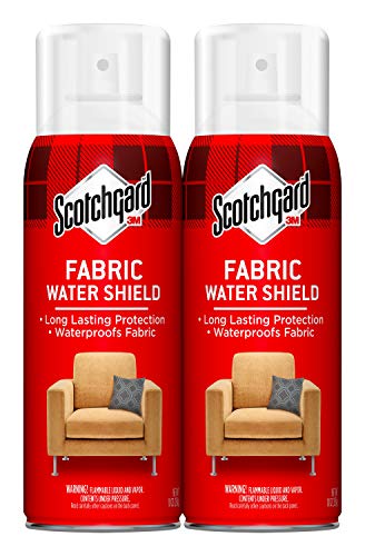 Scotchgard Fabric Water Shield, 20 Ounces (Two, 10 Ounce Cans), Repels Water, Ideal for Couches, Pillows, Furniture, Shoes and More, Long Lasting Protection