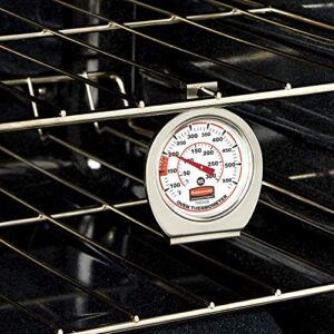 Rubbermaid Commercial Products Stainless Steel Monitoring Thermometer for Oven/Grill/Smoking Meat/Food