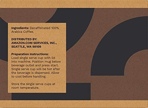 Amazon Brand Solimo Decaf Light Roast Coffee Pods, Breakfast Blend, Compatible with Keurig 2.0 K-Cup Brewers,100 Count (Pack of 1)