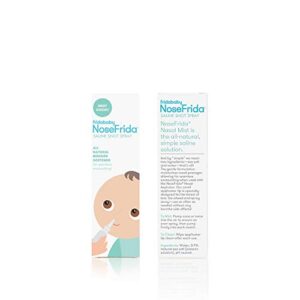 NoseFrida Saline Spray by Frida Baby Saline Nasal Spray To Soften Nasal Passages For Use Before NoseFrida The SnotSucker (0.68 FL OZ)