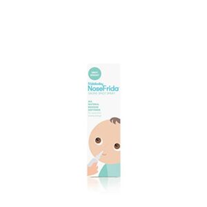 NoseFrida Saline Spray by Frida Baby Saline Nasal Spray To Soften Nasal Passages For Use Before NoseFrida The SnotSucker (0.68 FL OZ)