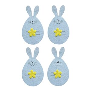 4pcs easter cutlery bag set festive party cutlery decoration bag cutlery decoration pn5