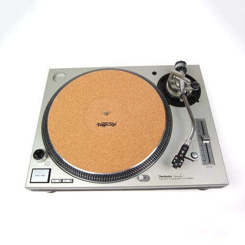 Vinyl STYL® 12 Inch Anti Static Cork Turntable Mat - Less Vibration - No Slip