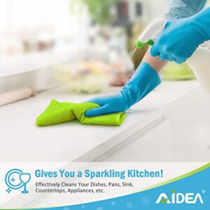 AIDEA Microfiber Cleaning Cloths-50PK, Softer Highly Absorbent, Lint Free Streak Free for House, Kitchen, Car, Window Gifts(12in.x12in.)