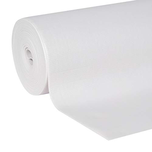 Duck Smooth Top Easy Liner Shelf Liner, 12 Inch x 10 Feet (6 Rolls), White & Duck - 281875 Non-Adhesive Shelf Liner Solid Grip EasyLiner, 20-inch x 22 Feet, White