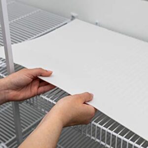 Duck Smooth Top Easy Liner Shelf Liner, 12 Inch x 10 Feet (6 Rolls), White & Duck - 281875 Non-Adhesive Shelf Liner Solid Grip EasyLiner, 20-inch x 22 Feet, White