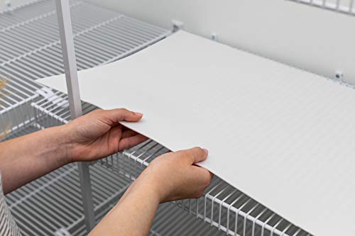 Duck Smooth Top Easy Liner Shelf Liner, 12 Inch x 10 Feet (6 Rolls), White & Duck - 281875 Non-Adhesive Shelf Liner Solid Grip EasyLiner, 20-inch x 22 Feet, White