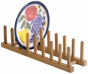 lipper 887 bamboo plate rack -pot lid holder