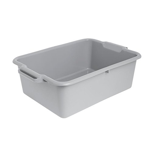 Vollrath 52661 20 x 15 x 7 Heavy Duty Gray Single Compartment Dish Box