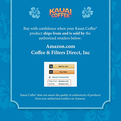 Kauai Coffee Single-Serve Pods, Na Pali Coast Dark Roast – Arabica Coffee from Hawaii’s Largest Coffee Grower, Compatible with Keurig K-Cup Brewers - 12 Count