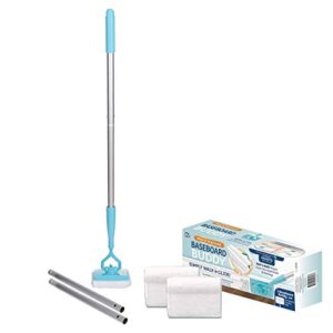 baseboard buddy – baseboard & molding cleaning tool! includes 1 baseboard buddy and 3 reusable cleaning pads, as seen on tv