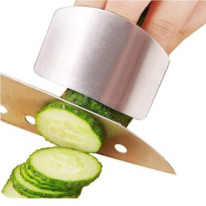 tsugar finger guards for cutting, finetaur stainless steel finger guard, finger guard for cutting vegetables, finger protector