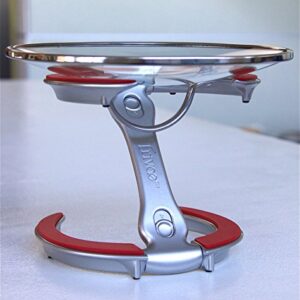 Trivae Unique Patented Pan Lid, Utensil and Pot Holder, Dish / Cake Serving Stand and Trivet All-in-1 for The Kitchen Lover