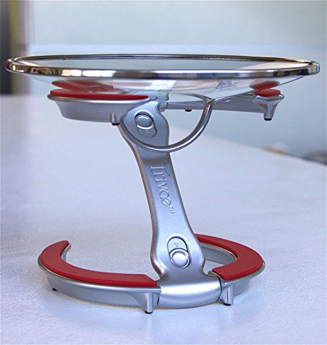 Trivae Unique Patented Pan Lid, Utensil and Pot Holder, Dish / Cake Serving Stand and Trivet All-in-1 for The Kitchen Lover