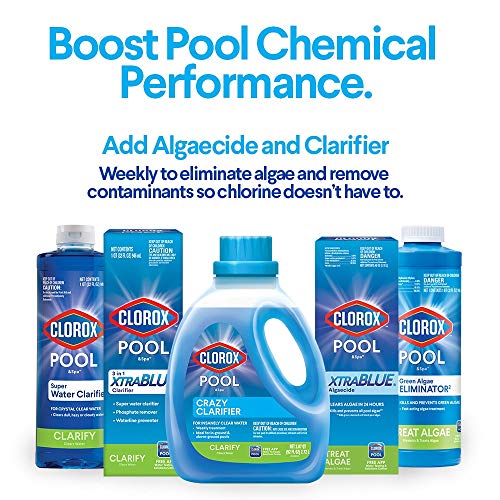 CLOROX Pool&Spa XtraBlue 3-Inch Long Lasting Chlorinating Tablets, 5-Pound Chlorine