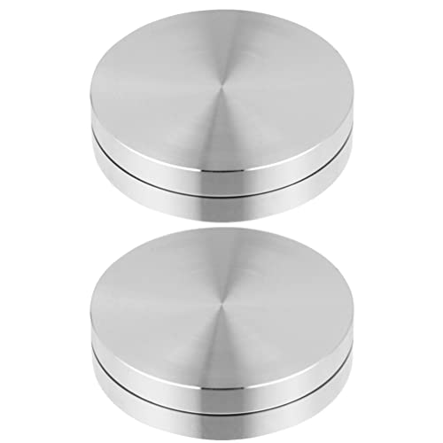 Lazy Susan Table Turntable Bearing: 2pcs Rotating Swivel Stand Hardware Cake Stand Bearing Plate Base Rotating Tray Bearings Parts