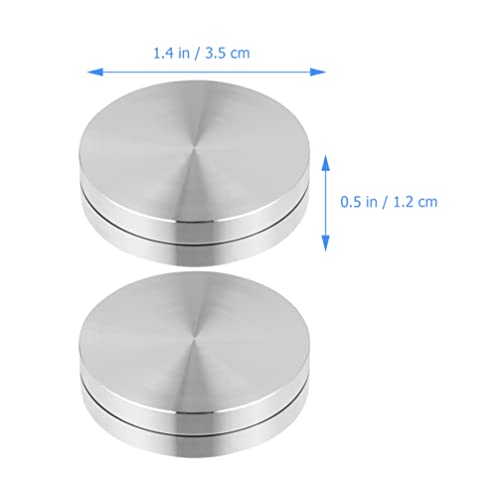 Lazy Susan Table Turntable Bearing: 2pcs Rotating Swivel Stand Hardware Cake Stand Bearing Plate Base Rotating Tray Bearings Parts