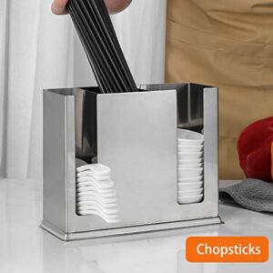 Stainless Steel Hanging 3 Compartments Mesh Utensil Drying Rack/ Chopsticks/Spoon/Fork/Knife Drainer Basket Flatware Storage Drainer