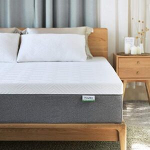 novilla queen mattress, 10 inch gel memory foam queen size mattress for cool sleep & pressure relief, medium firm bed mattresses, bliss