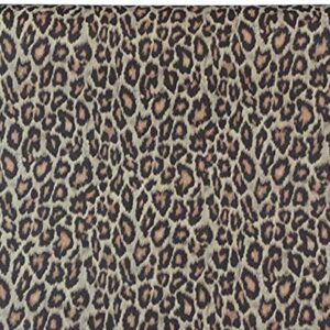 HDsticker Self Adhesive Vinyl Leopard Contact Paper Shelf Liner for Cabinets Shelves Dresser Drawer Funiture Table Crafts Waterproof Removable Peel and Stick Leopard Wallpaper 15.7x117 Inches