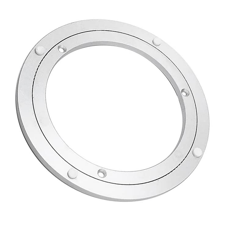 10 inch Lazy Susan Ball Bearing Aluminum Turntable Machenism, Heavy Duty Turner Bearing Silent Swivel Turntable Bearings for Charcuterie Board, Dining Table (10 Inch Heavy Duty)