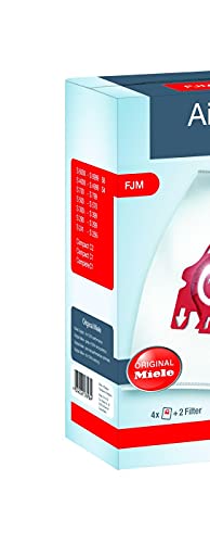 Miele AirClean 3D FJM Vacuum Cleaner Bags, 4 pack