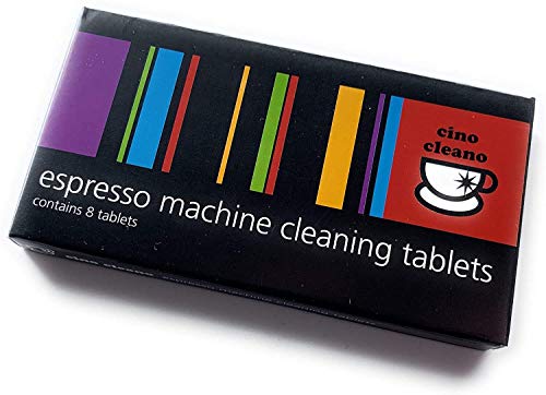 Cino Cleano Espresso Machine Cleaning Tablets (8 Count (Pack of 1))