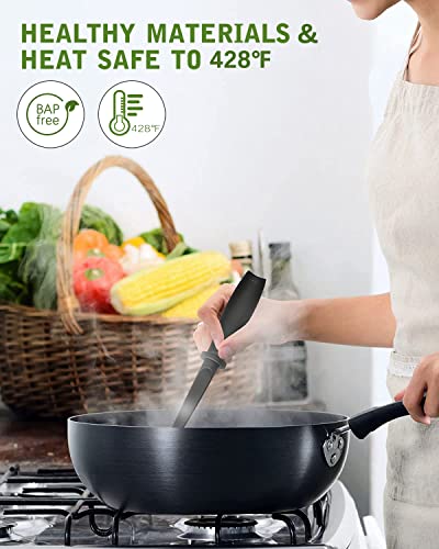 Upgrade Meat Chopper, Heat Resistant Meat Masher for Hamburger Meat, Ground Beef Smasher, Nylon Hamburger Chopper Utensil, Ground Meat Chopper, Non Stick Mix Chopper, Mix and Chop, Potato Masher Tool