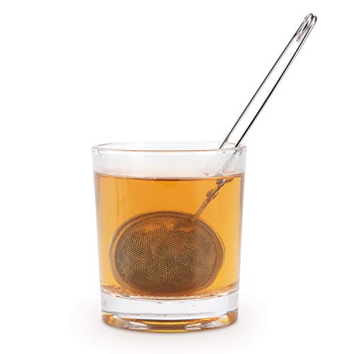 Snap Ball Tea Strainer, JEXCULL 3 Pack Premium Stainless Steel Tea Strainer with Handle for Loose Leaf Tea Fine Mesh Tea Balls Filter Infusers (Normal)