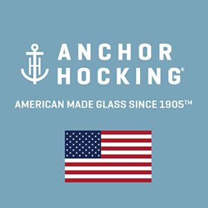 Anchor Hocking 1 Gallon Heritage Hill Glass Jar with Lid (4 piece, all glass, dishwasher safe)