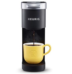 keurig k-mini coffee maker, single serve k-cup pod coffee brewer, 6 to 12 oz. brew sizes, black