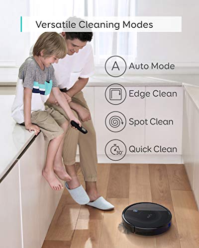 eufy BoostIQ RoboVac 11S MAX, Robot Vacuum Cleaner, Super-Thin, 2000Pa Super-Strong Suction, Quiet, Self-Charging Robotic Vacuum Cleaner, Cleans Hard Floors to Medium-Pile Carpets, Black