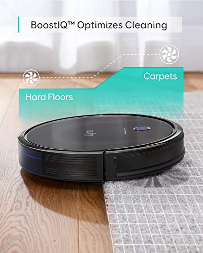 eufy BoostIQ RoboVac 11S MAX, Robot Vacuum Cleaner, Super-Thin, 2000Pa Super-Strong Suction, Quiet, Self-Charging Robotic Vacuum Cleaner, Cleans Hard Floors to Medium-Pile Carpets, Black