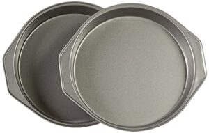 amazon basics nonstick round baking cake pan, 9 inch, set of 2