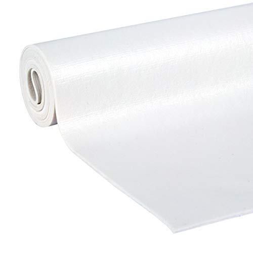 Duck Brand Solid Grip Easy Shelf Liner with Clorox, White