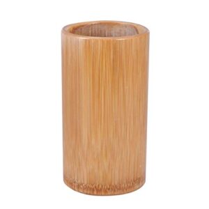 upkoch wooden bamboo kitchen utensil holder kitchen utensil storage organizer caddy for chopsticks forks spoons knives tableware