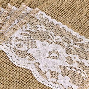 Ranen 75Pcs Burlap Lace Cutlery Pouch Rustic Wedding Knife Fork Holder Bag Hessian Table Decoration Accessories