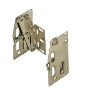 hafele 545.29.990 hinge set for sink front tip out trays, steel