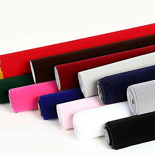 Self Adhesive Velvet Drawer Liner Roll Felt Fabric Velvet Flocking Liner for Jewelry Drawer Box Shelf Crafts-Self Adhesive Velvet Flock Contact Paper Roll Shelf Liner for Jewelry Drawer