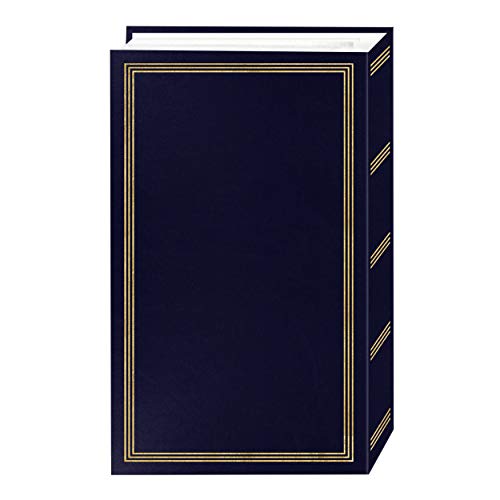 Pioneer Photo Albums STC-504 Navy Blue Photo Album, 504 Pockets 4"x6"