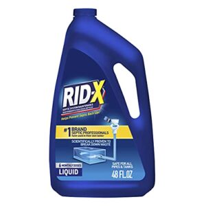 rid-x septic treatment, 6 month supply of liquid, 48 oz