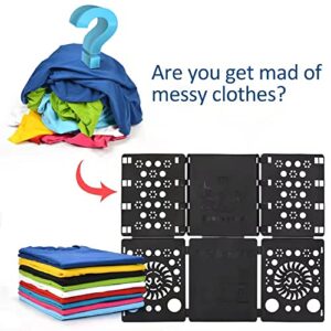 BoxLegend V3 Shirt Folding Board t Shirts Clothes Folder Durable Plastic Laundry folders Folding Boards,Black